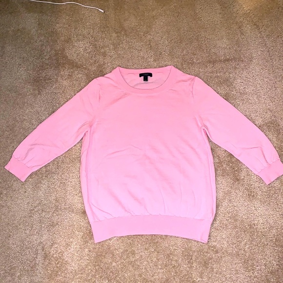 J. Crew | Sweaters | Jcrew Pink Crewneck Sweater | Poshmark